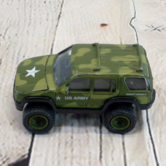 Soma | Toys | Soma Mighty Wheels Die Cast Us Army Suv Vtg Vintage Cars ...